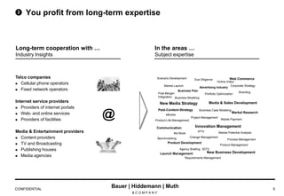 BHM & COMPANY - Experts In Media And Telecommunication | PDF