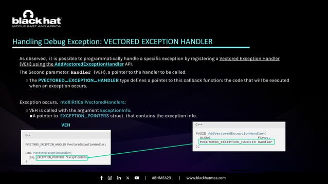 Unmasking the Dark Art of Vectored Exception Handling: Bypassing XDR ...