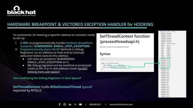Unmasking the Dark Art of Vectored Exception Handling: Bypassing XDR ...