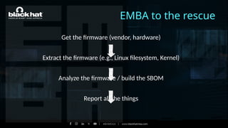 EMBA - BlackHat Middle East and Africa 2024 | PPT