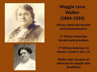 Black History Month Presentation (Women in History) | PPTX