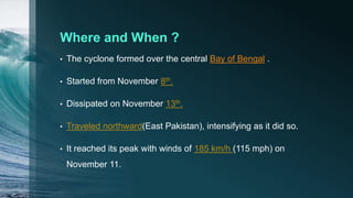 Bhola cyclone | PPTX