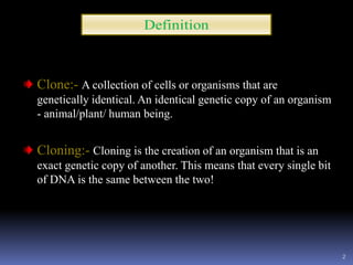 cloning and sub-cloning | PPTX