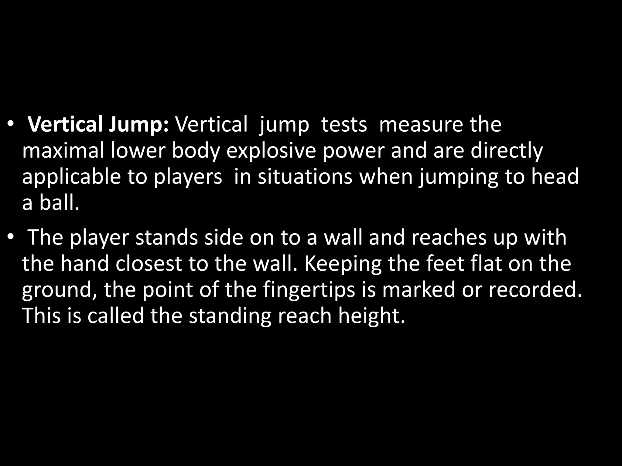 Physical fitness assessment in athletes | PPTX