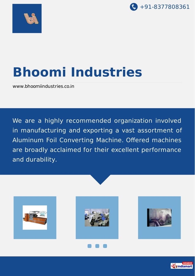 Bhoomi industries | PDF | Manufacturing Industry | Industries