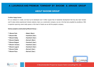 Bhoomi acropolis | PDF