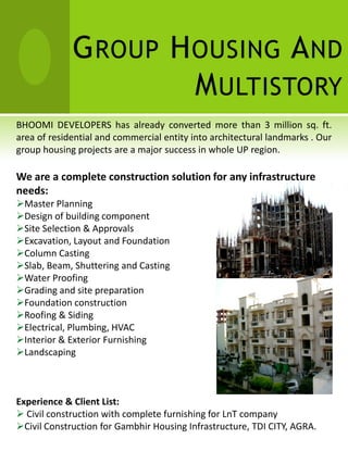 Bhoomi Developers Company Profile | PDF