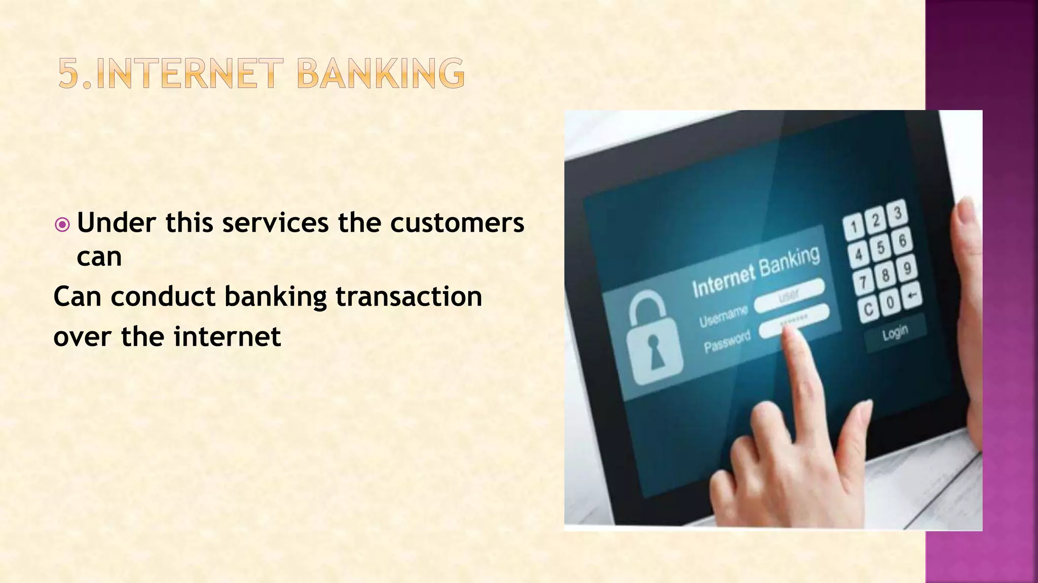 E-Banking services | PPTX