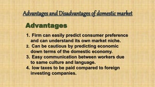 Domestic market | PPTX