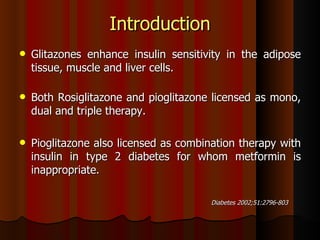GLITAZONES & FRACTURE RISK | PPT