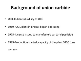 Bhopal gas tragedy and Seveso Disaster | PPTX