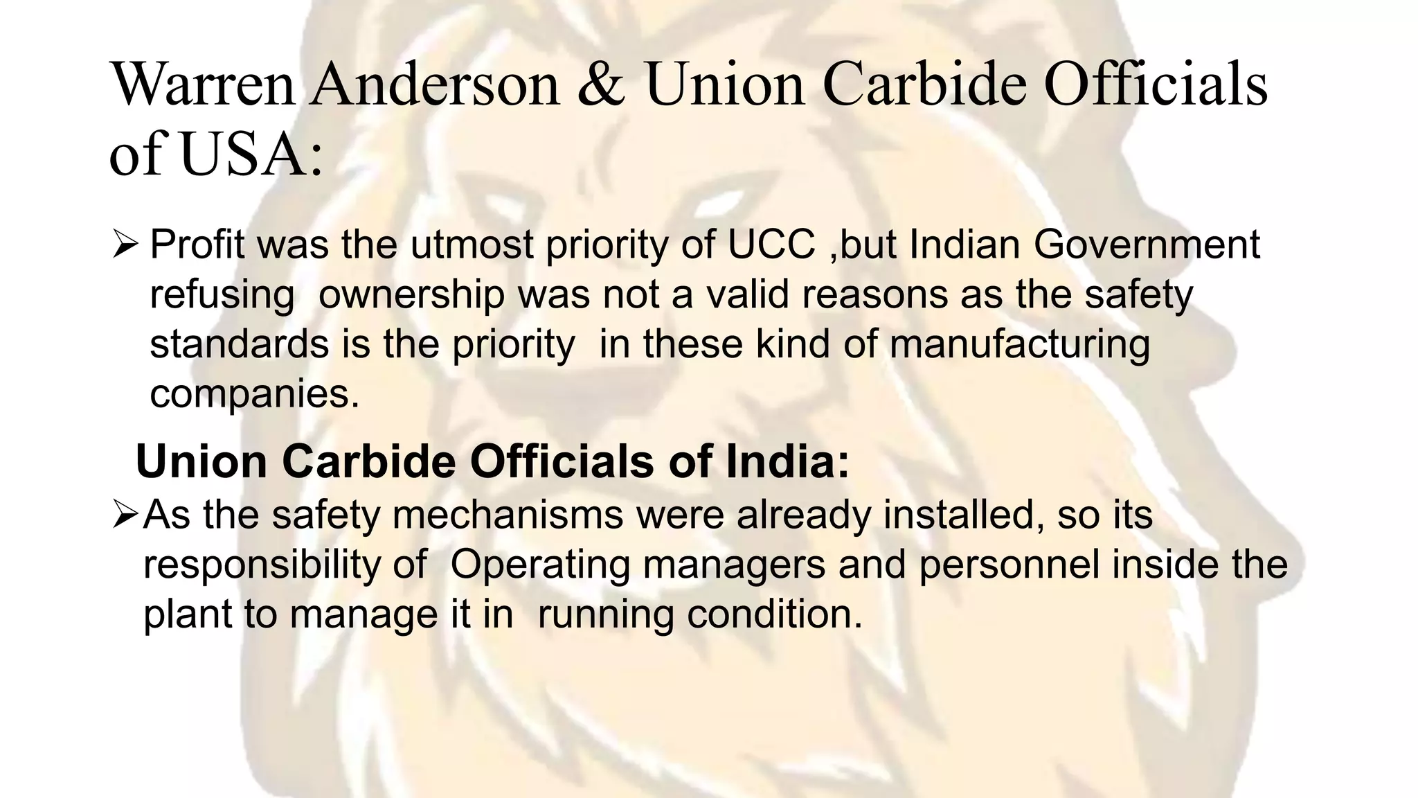 Bhopal case study professional ethics | PPTX