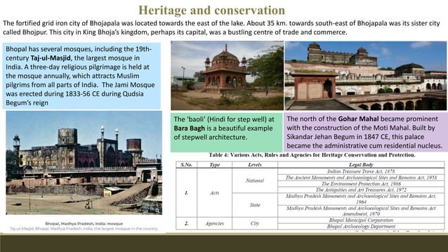 Bhopal city planning | PPTX | Geography | Science