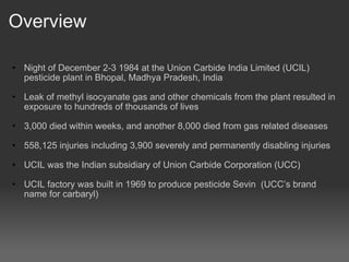 Bhopal disaster | PPT | Chemistry | Science