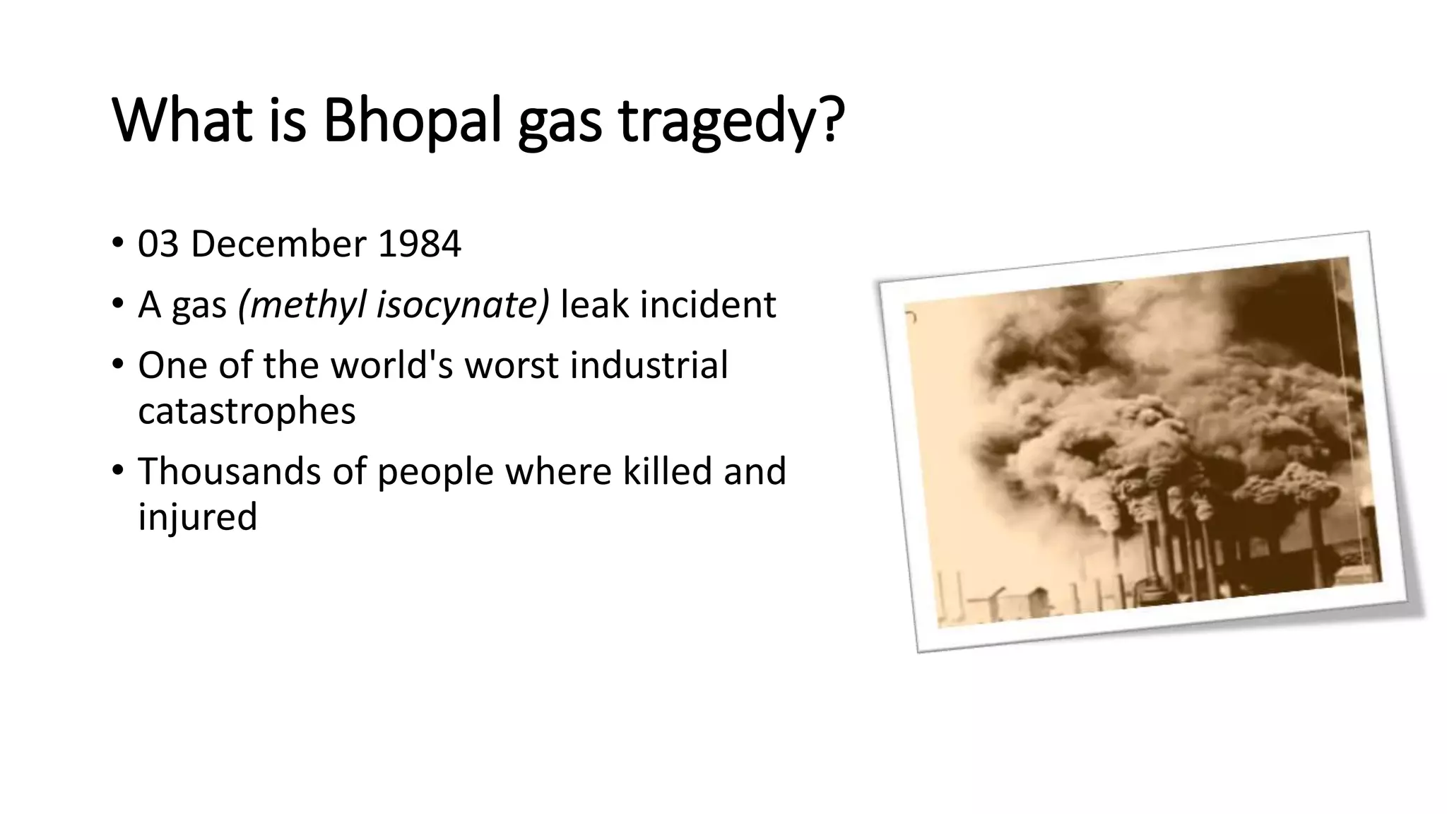 Bhopal disaster | PPTX