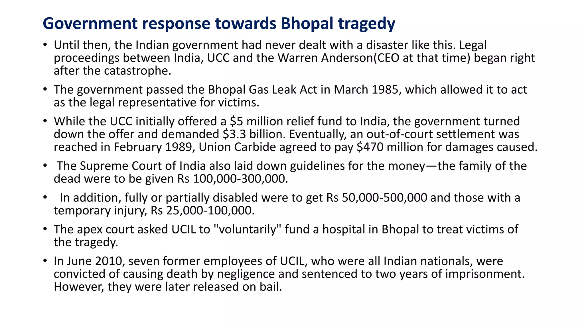 Bhopal disaster (ucil) | PPTX