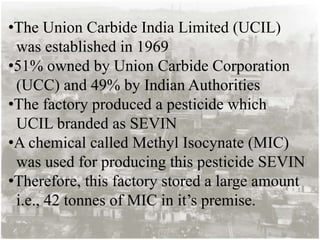 Bhopal gas tragedy- industrial disaster | PPTX