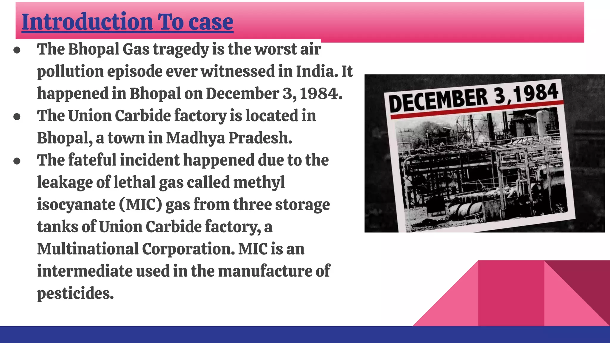 Bhopal gas Tragedy | PPT