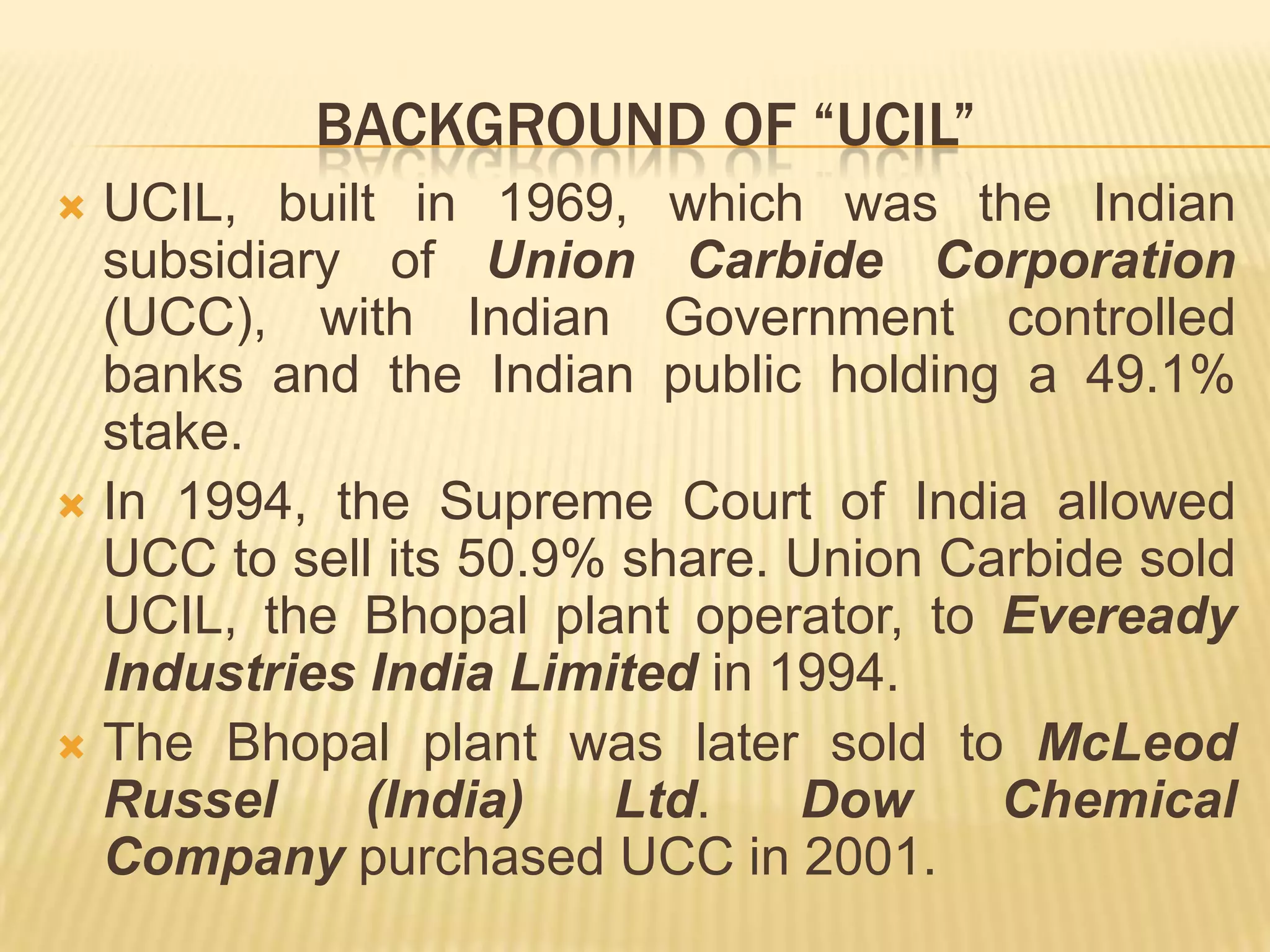 Bhopal gas tragedy | PPTX