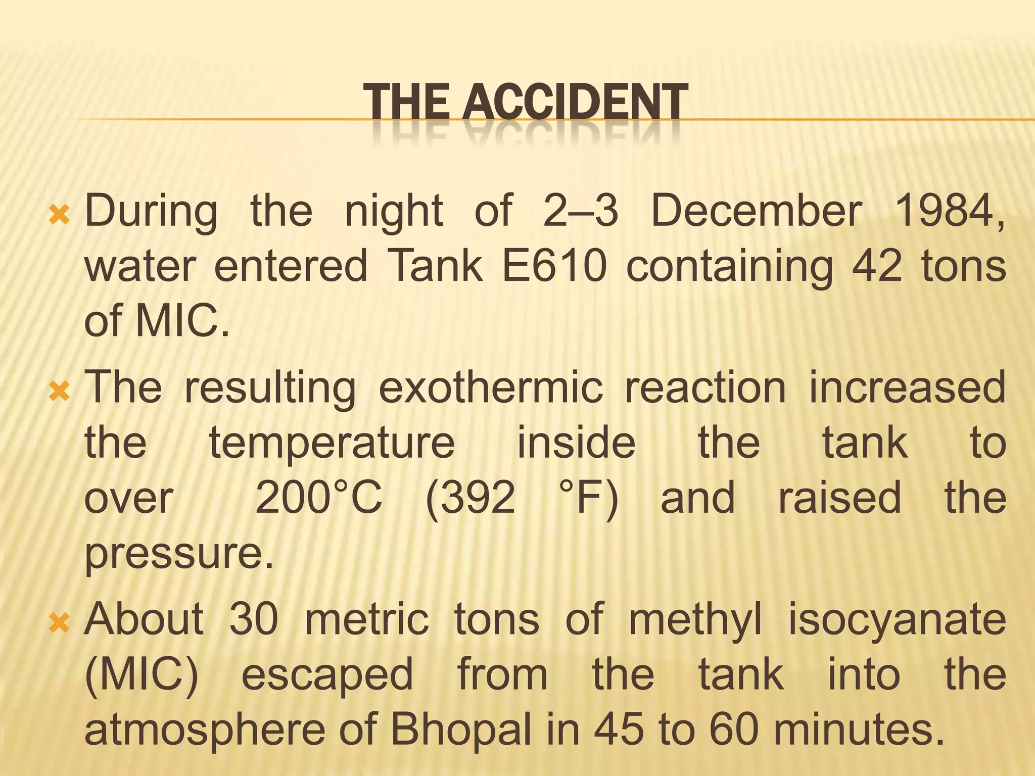 Bhopal gas tragedy | PPTX