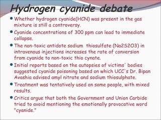 Bhopal gas tragedy | PPT | Chemistry | Science