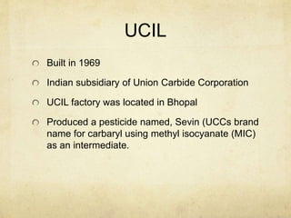 Bhopal gas tragedy- fight for justice | PPTX
