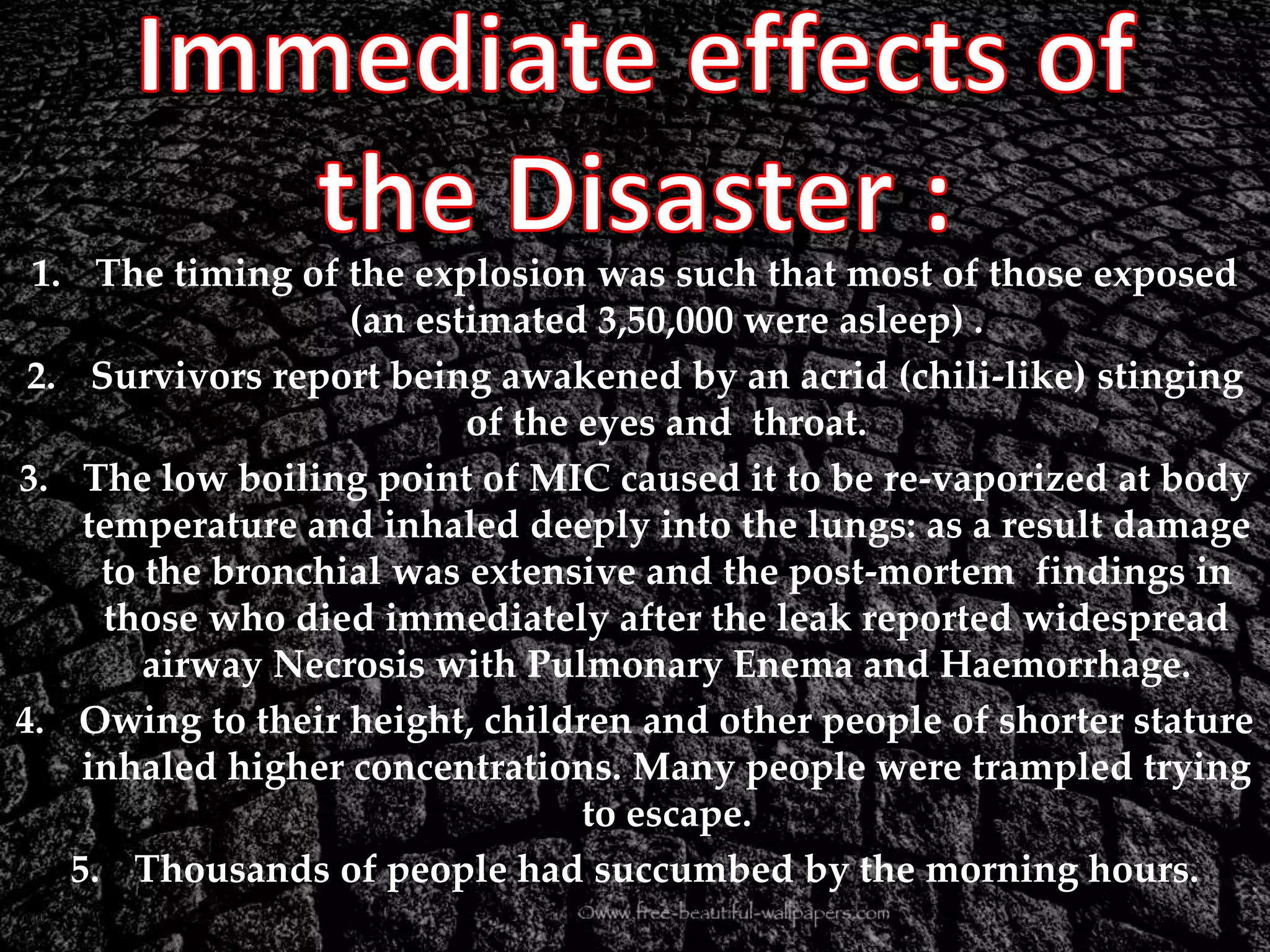 Bhopal gas tragedy ! :) | PPTX