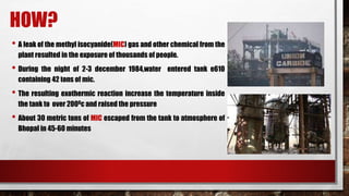 Bhopal gas tragedy | PPTX
