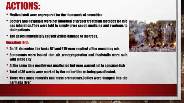 Bhopal gas tragedy | PPTX