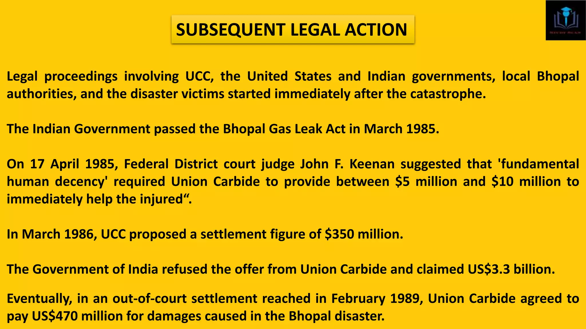 Bhopal gas tragedy | PPTX