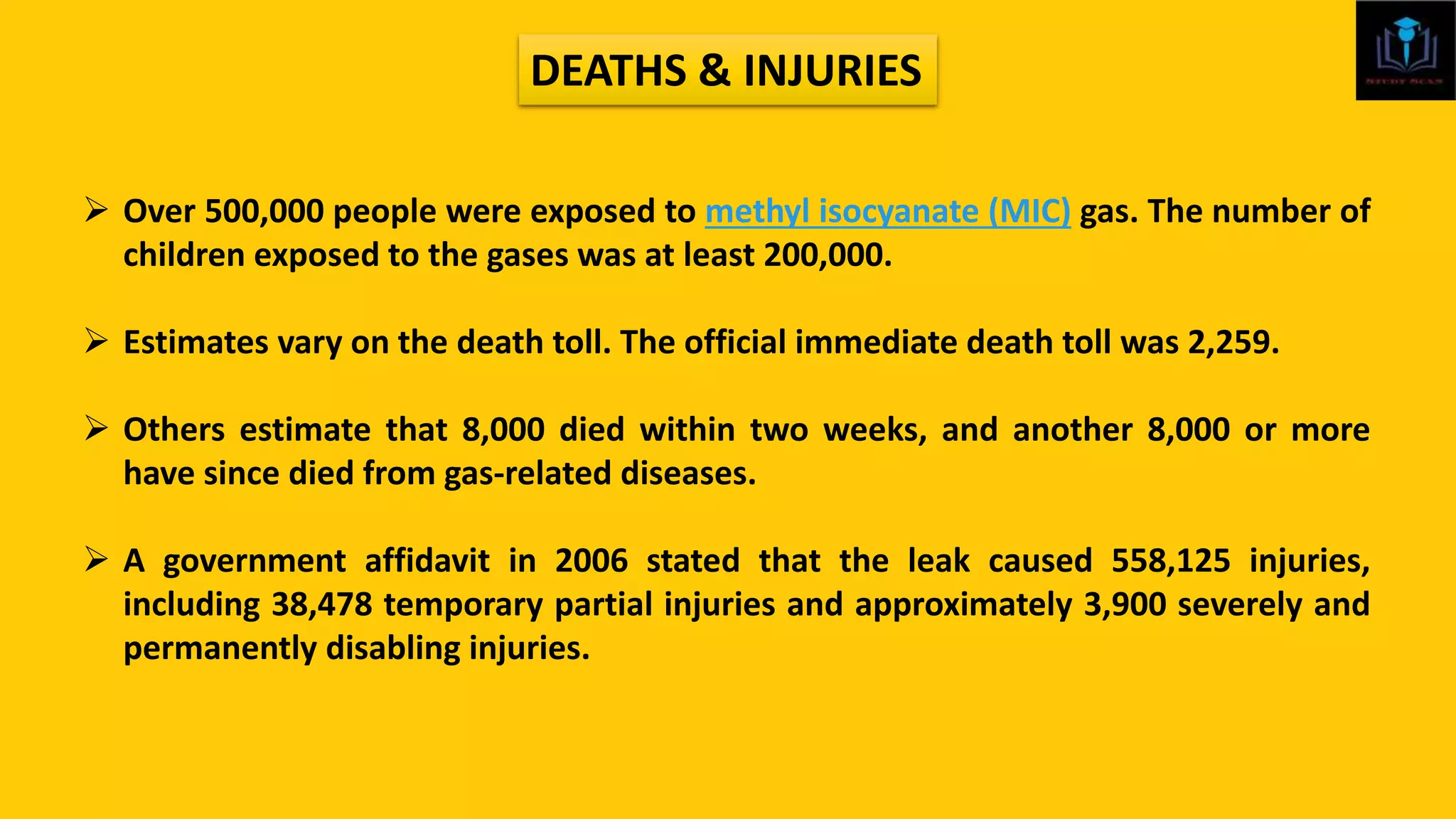Bhopal Gas Tragedy Ppt