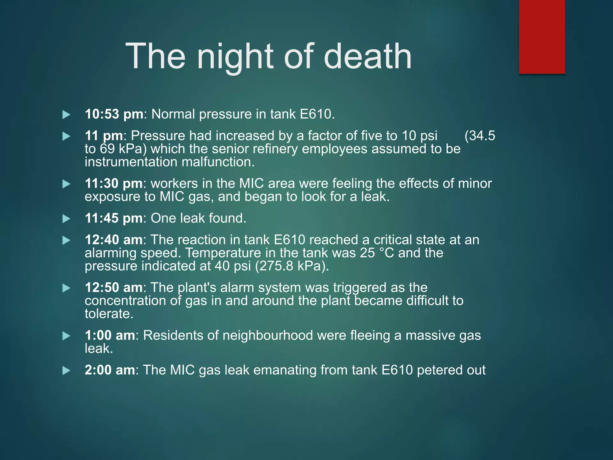 Bhopal gas tragedy, 1984 | PPTX