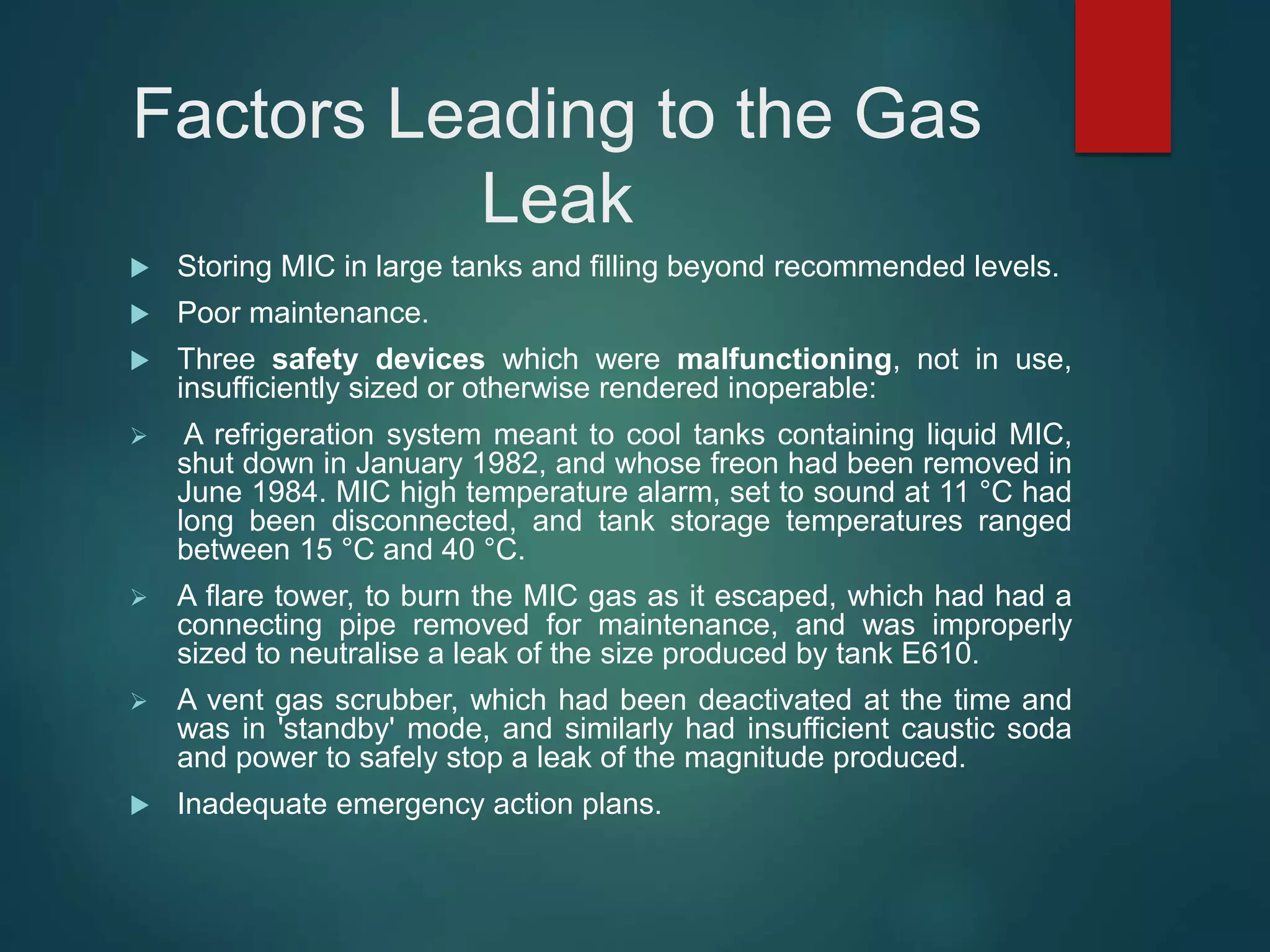 Bhopal gas tragedy, 1984 | PPTX