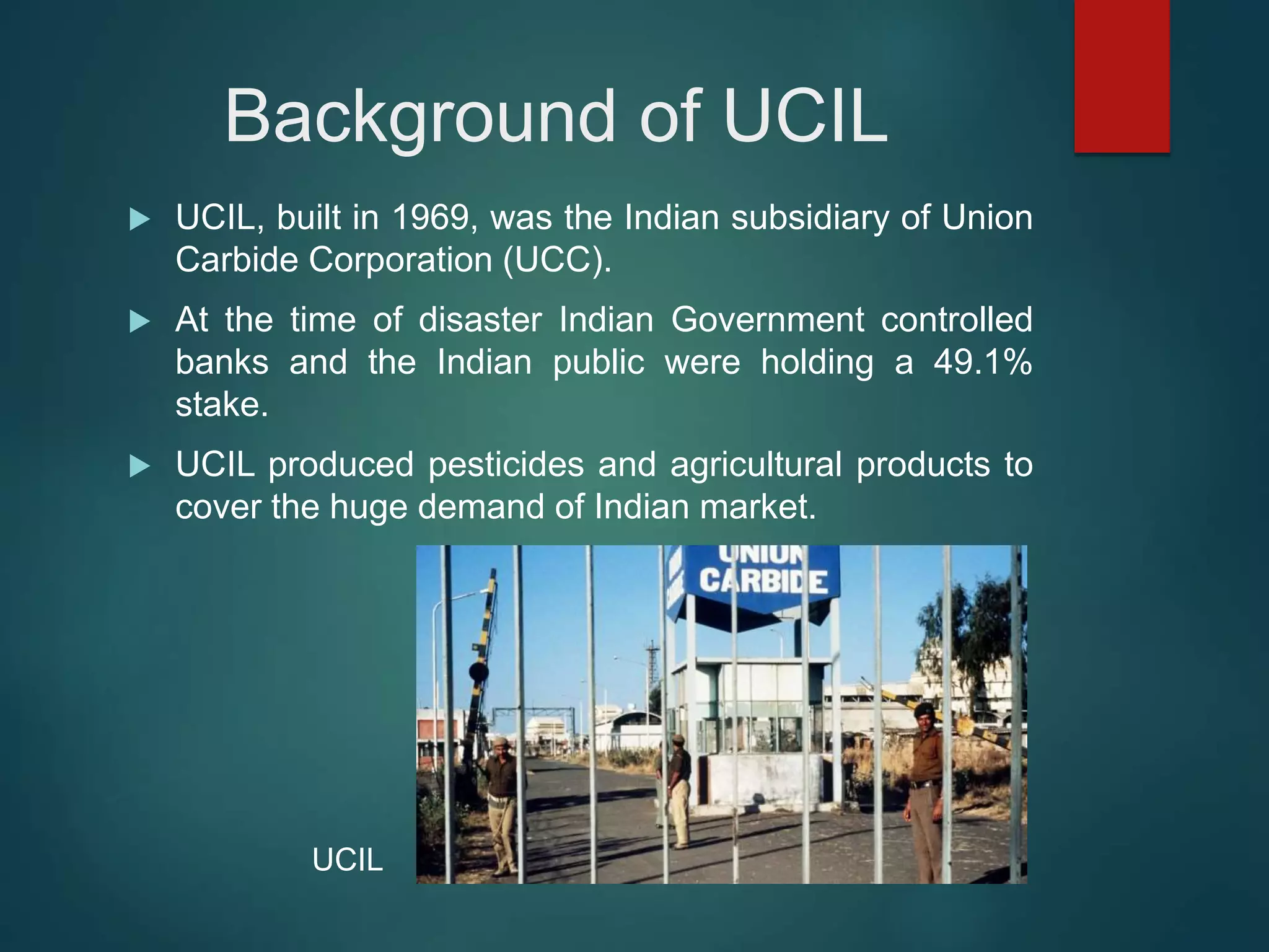 Bhopal gas tragedy, 1984 | PPTX