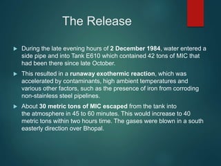 Bhopal gas tragedy, 1984 | PPTX