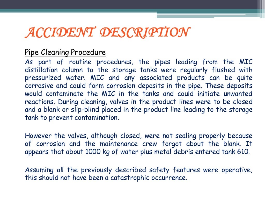 Bhopal Gas Tragedy case study Bhopal Gas Tragedy case study