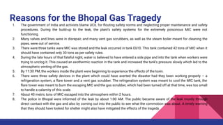 Bhopal Gas Tragedy #Sandeep Chouhan | PPT