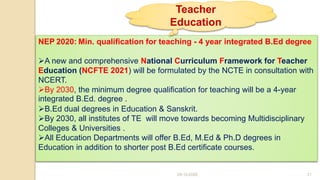 Sanskrit Curriculum in the Context of NEP 2020 | PPTX