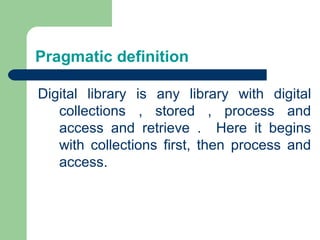 Digital LIbrary | PPT