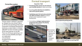 Bhopal transport | PPTX