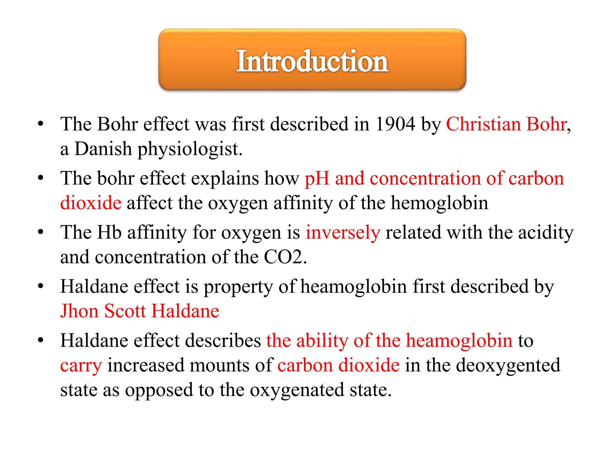 Bhor and Haldane effect.pptx. bio inorganic | PPTX