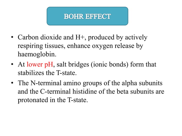 Bhor and Haldane effect.pptx. bio inorganic | PPTX | Blood Disorders ...