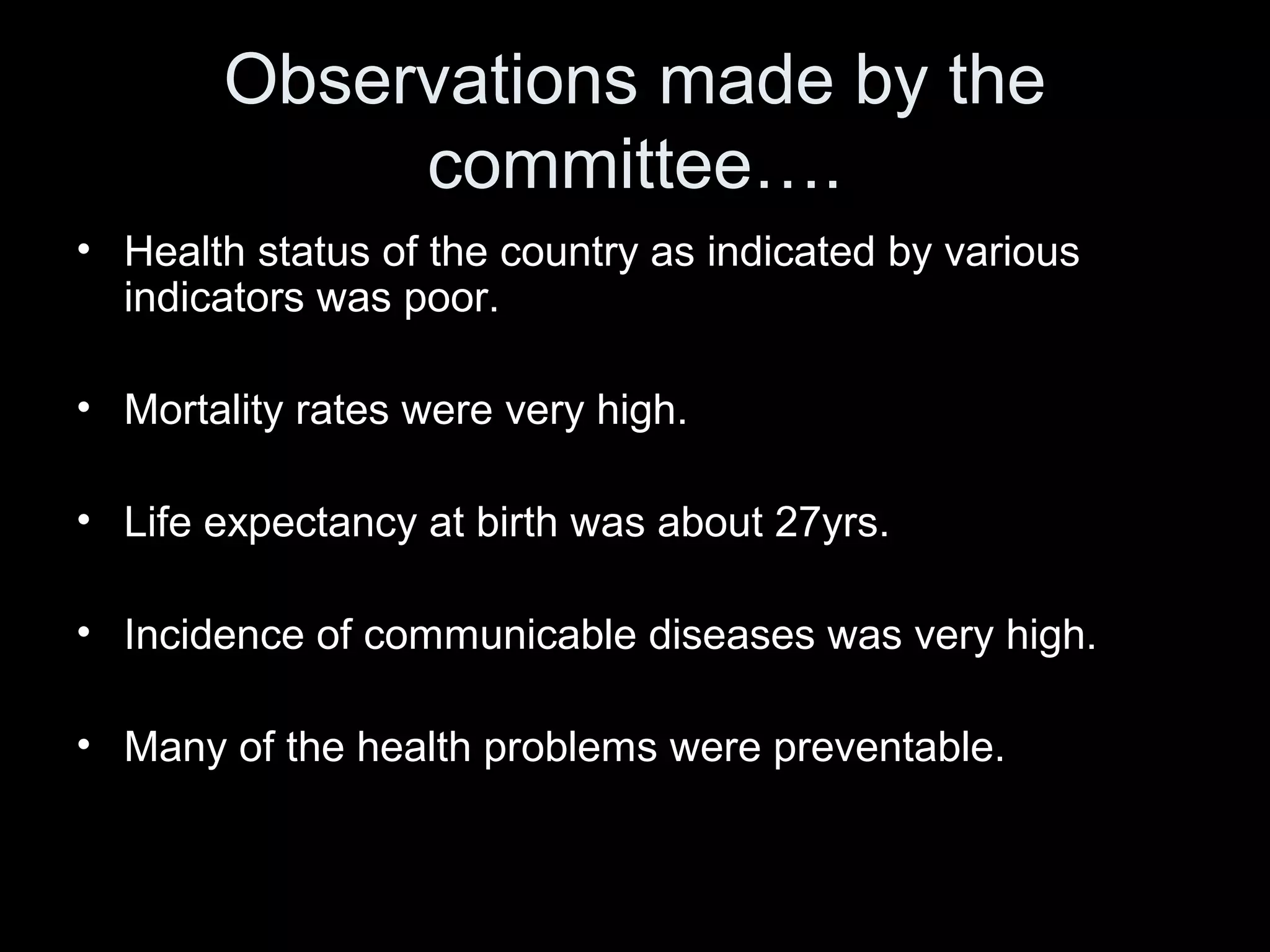 Bhore committee | PPT