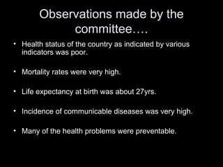 Bhore committee | PPT