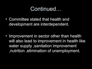 Bhore committee | PPT