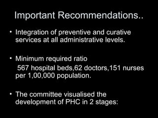 Bhore committee | PPT