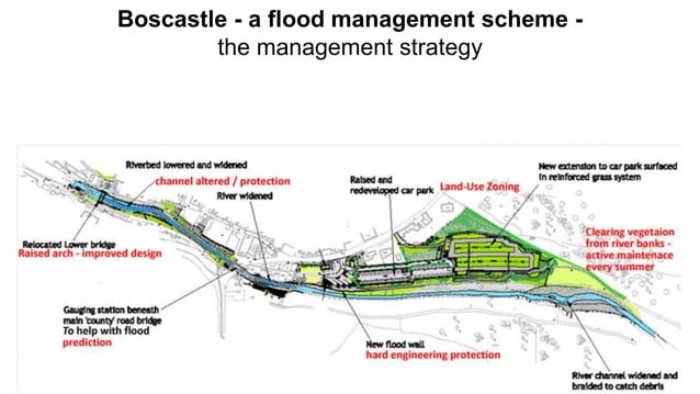 AQA GCSE geography physical landscapes in the uk: boscastle flood ...