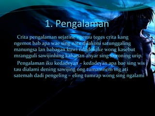 Pangalaman (Materi Bhs. Jawa) | PPT