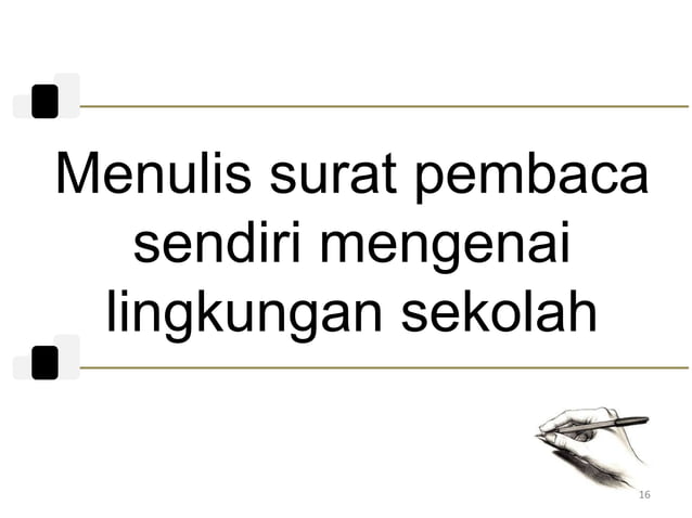 Bhs. indonesia - surat pembaca | PPT