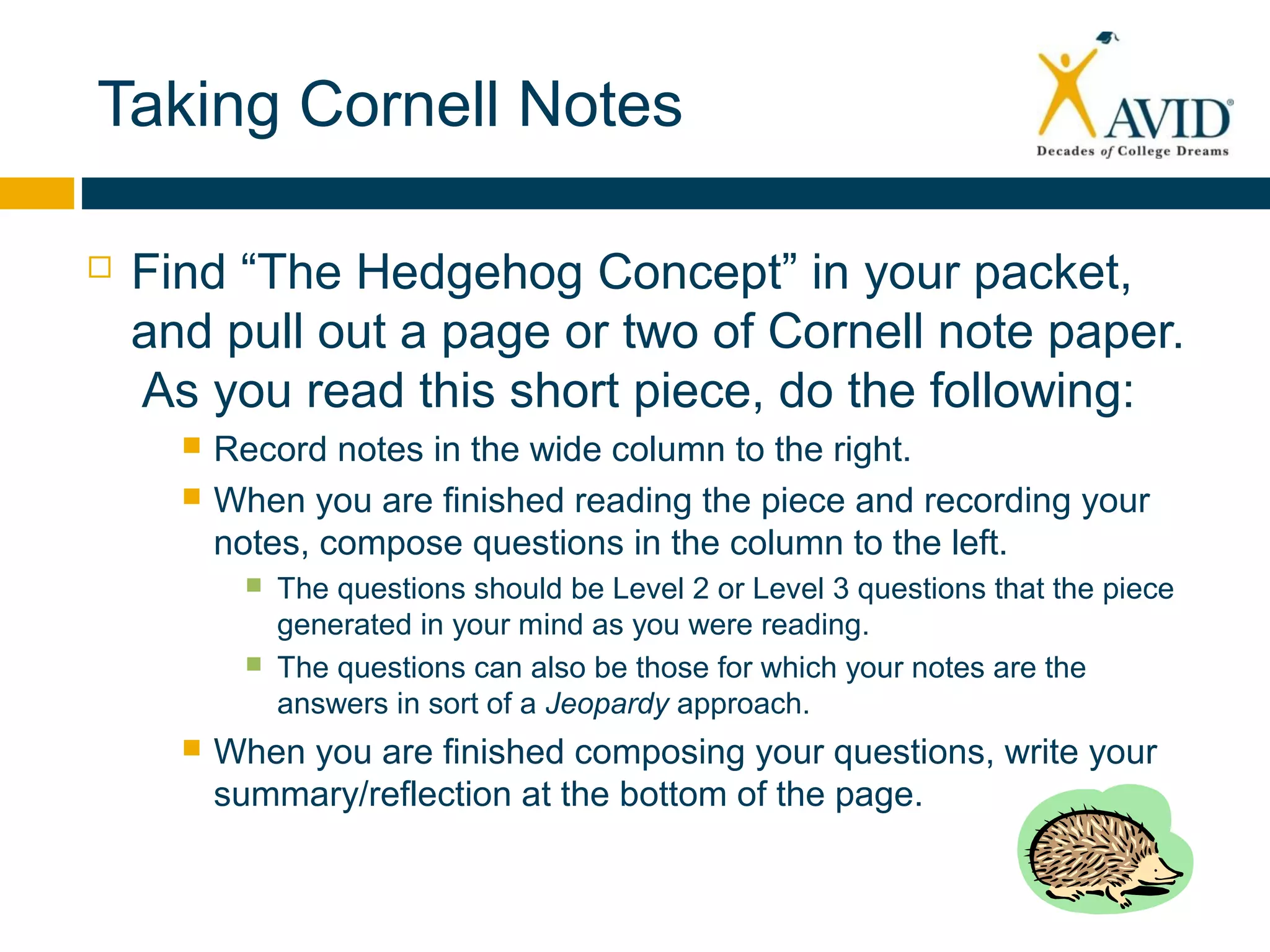 Bhs cornell notespowerpointpre | PPT